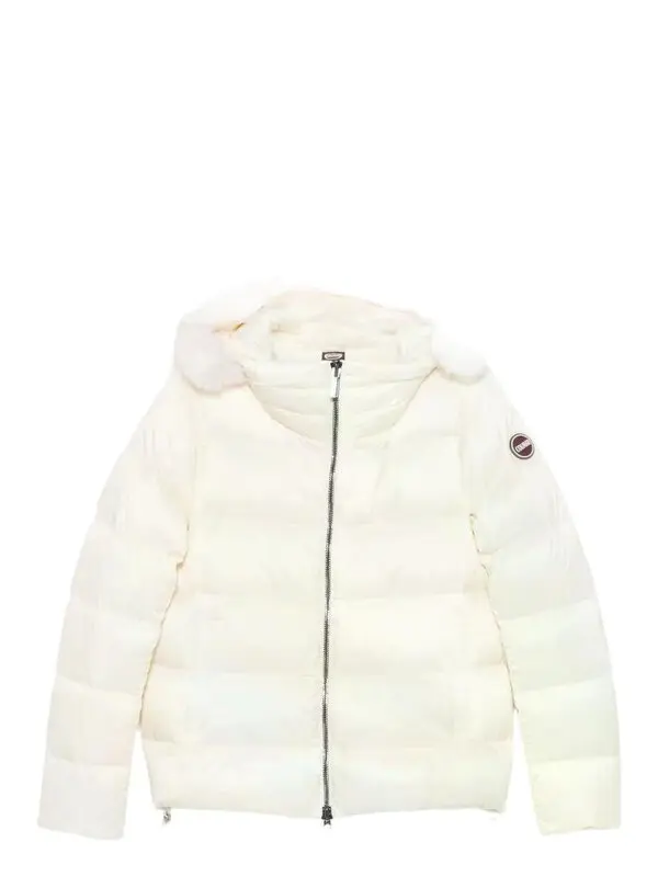 COLMAR Logo-patch Padded Jacket - White