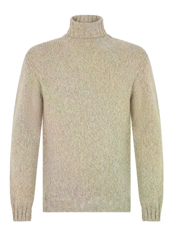 Fedeli High-neck Sweater - Neutrals
