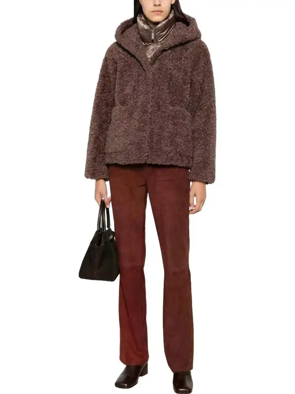 Ba&sh Suede Flared Trousers - Red