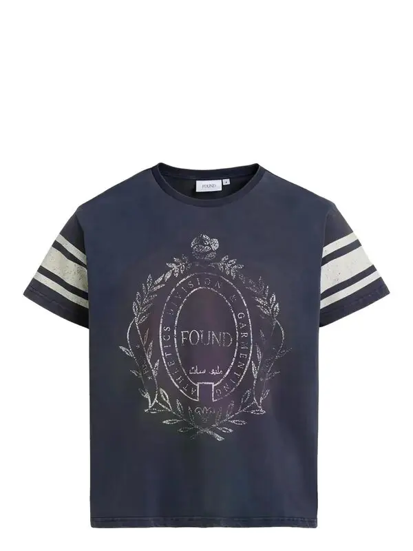 FOUND Collegiate Crest T-shirt - Blue