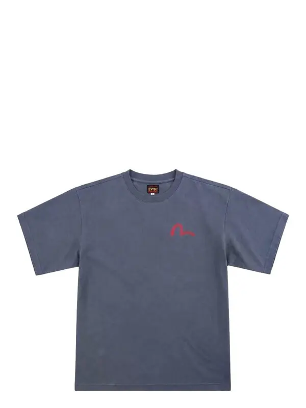 EVISU Heart Cowgirl Graphic-print T-shirt - Blue