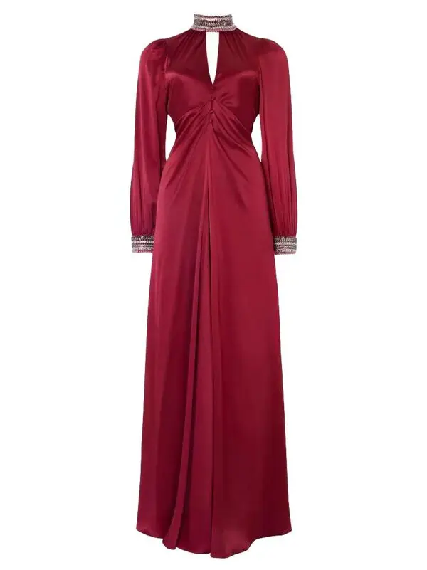 TEMPERLEY LONDON Beatrice Crystal-embellished Gown - Red