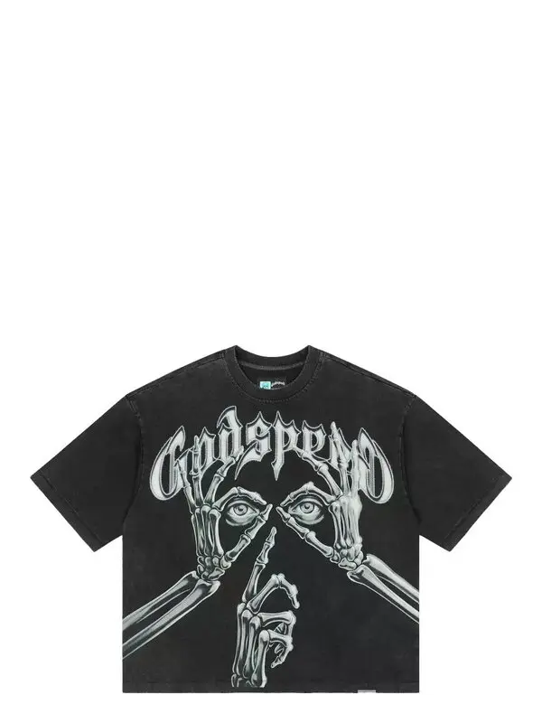 GODSPEED Silencio Graphic-print T-shirt - Black