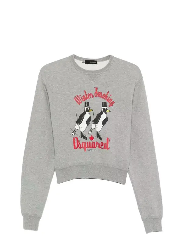 Dsquared2 2000s Graphic-print Sweatshirt - Grey