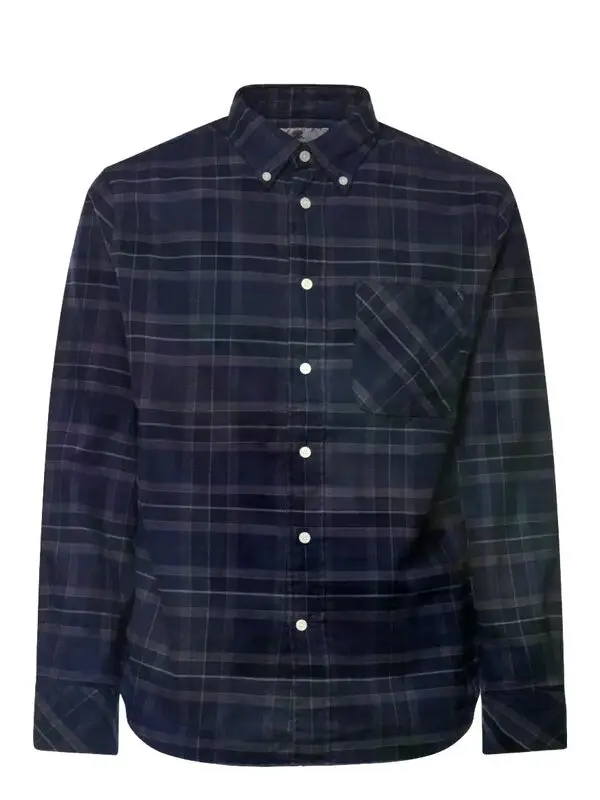 Barbour Mineral Tartan Authentic-fit Long-sleeved Shirt - Blue