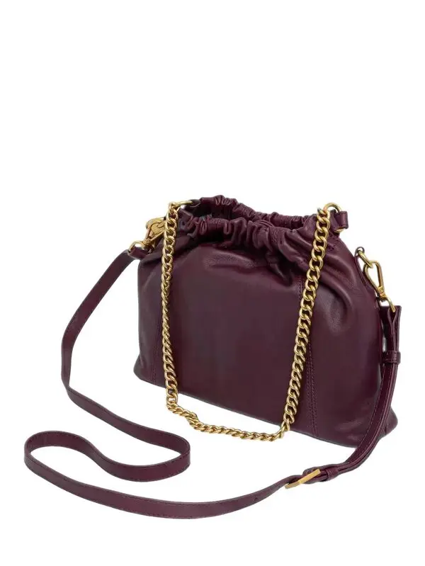 TWINSET Tassel-detail Ruched Shoulder Bag - Purple