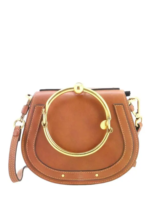 Chloé Nile Leather Small Crossbody Bag - Brown