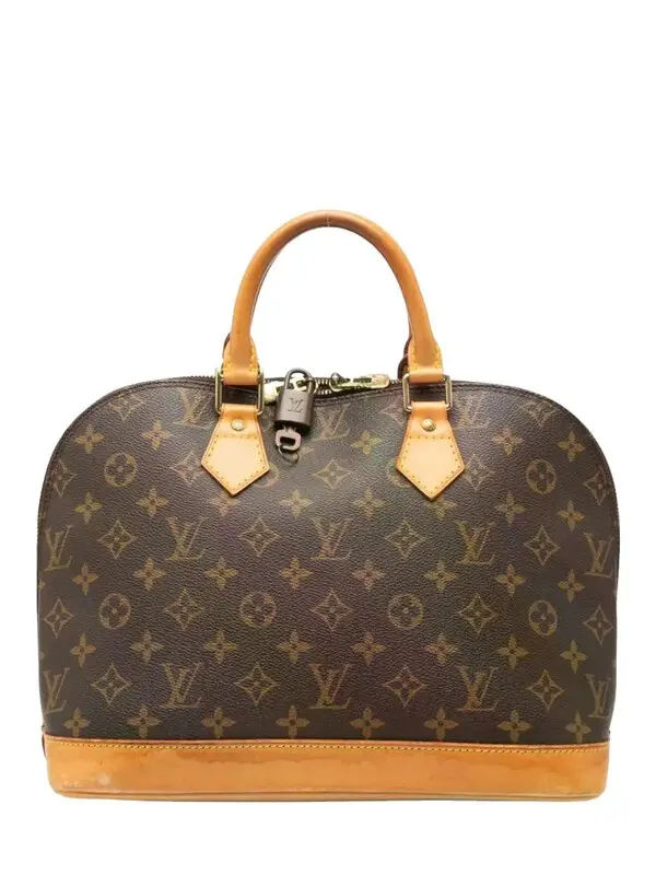LOUIS VUITTON 1999 Monogram Alma Pm Handbag - Brown