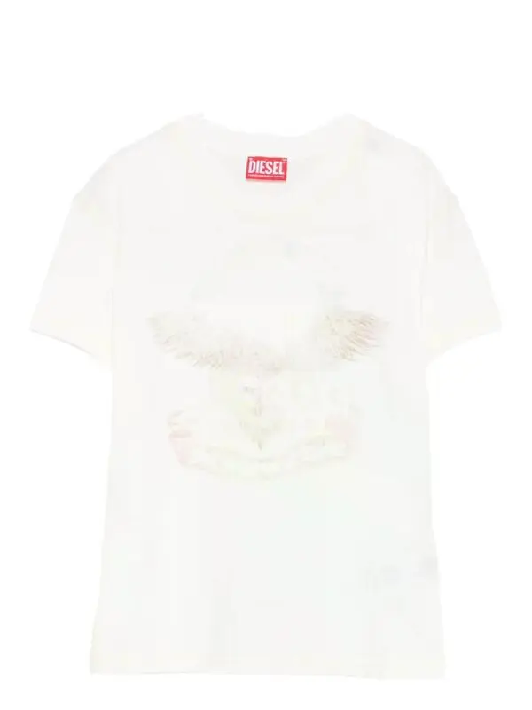 DIESEL® T-maggy Graphic-print T-shirt - White