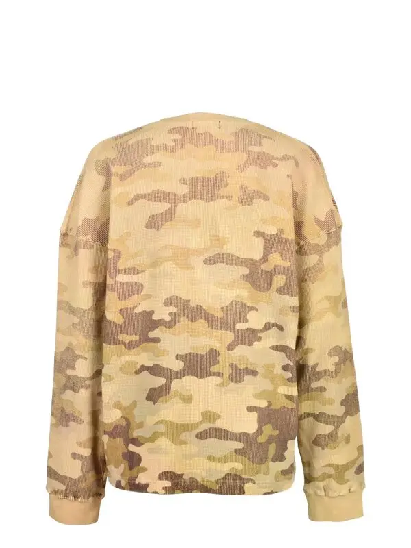 BREATH Camouflage-print Sweatshirt - Neutrals