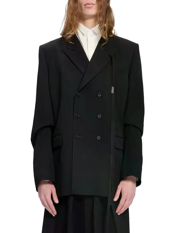 ANN DEMEULEMEESTER Waldus Double-breasted Blazer - Black