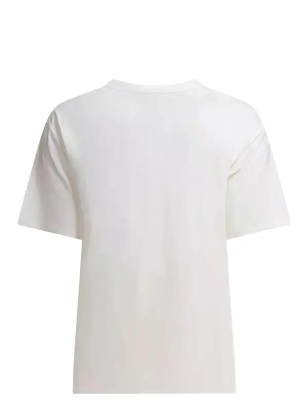 INES DE LA FRESSANGE PARIS Logo-print Cotton T-shirt - White
