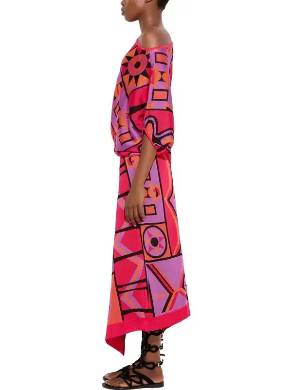 Emilio Pucci Jacquard Draped Top - Pink