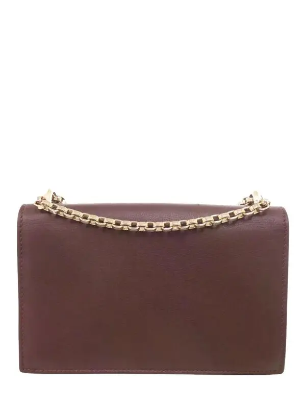 JIMMY CHOO 2000-2026 Calfskin Bohemia Chain Crossbody Bag - Red