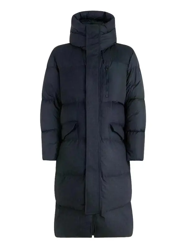 Herno Padded Panelled Coat - Blue