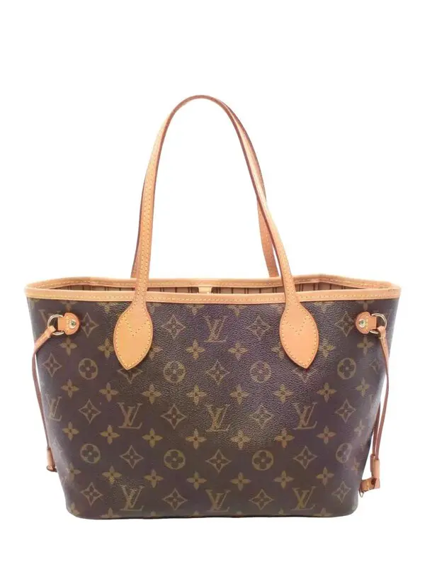 LOUIS VUITTON 2007 Monogram Neverfull Pm Tote Bag - Brown