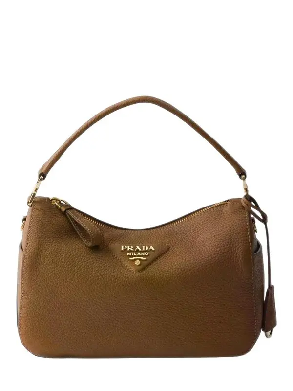 Prada Small Leather Bag - Brown
