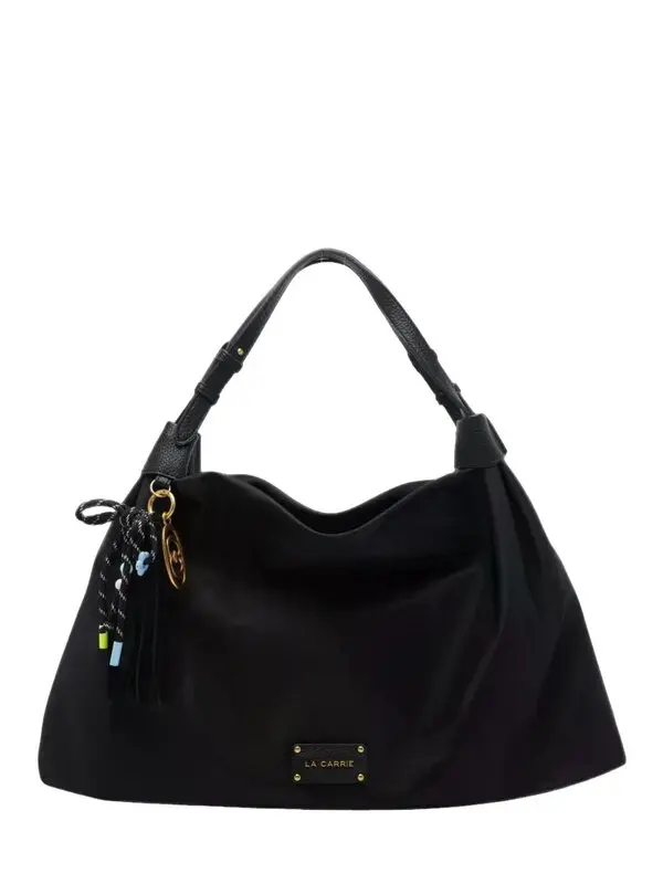 LA CARRIE Dark Wave Tote Bag - Black