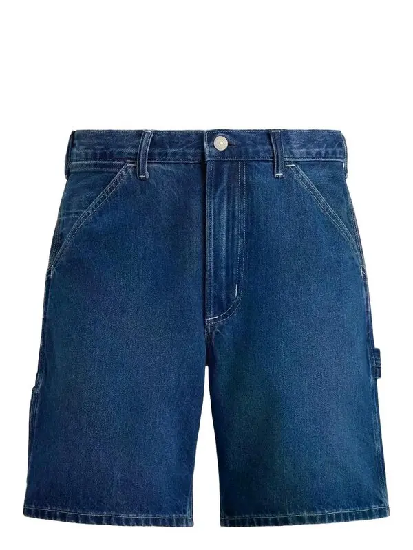 Polo Ralph Lauren Logo-embroidered Carpenter Shorts - Blue