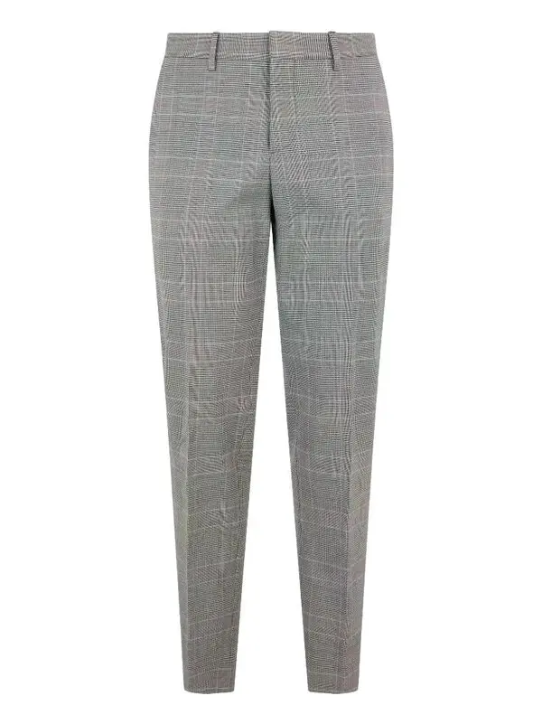 Moschino Houndstooth-pattern Trousers - Grey