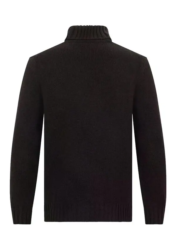 Fedeli Roll-neck Cashmere Sweater - Brown