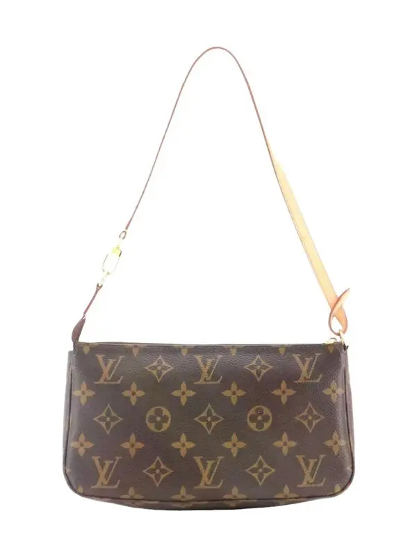 LOUIS VUITTON Pochette Accessoires Nm Monogram Canvas Clutch Bag - Brown