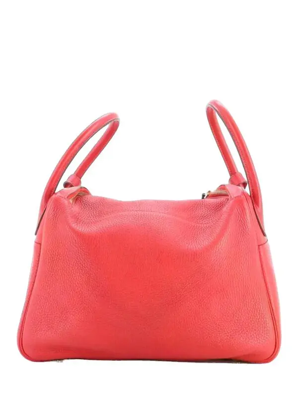 Hermès Lindy Bag Clemence 30 Shoulder Bag - Red