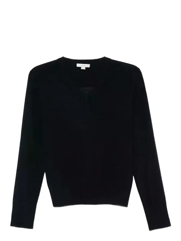 Vince V-neck Cashmere Sweater - Blue