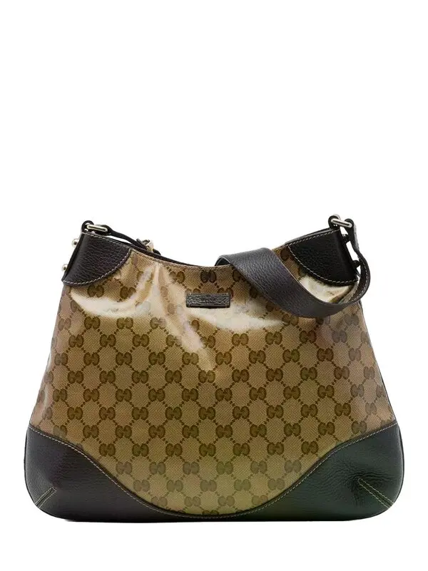 Gucci 2016-2026 Gg Crystal Hobo Bag - Brown