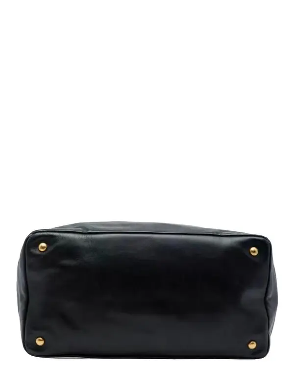 Prada 2010-2026 Soft Calf Satchel - Black