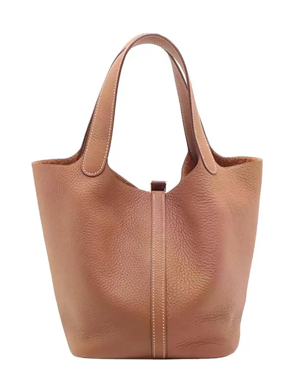 Hermès 2024 Clemence Picotin Lock 22 Handbag - Brown
