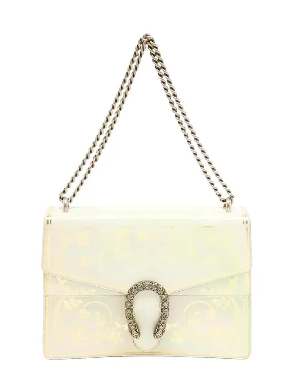 Gucci Dionysus Crystal-embellished Shoulder Bag - Neutrals