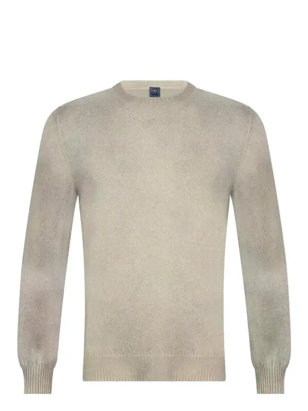 Fedeli Crew-neck Cashmere Sweater - Neutrals