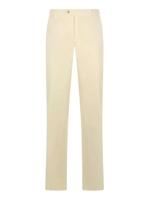 Fedeli Slim-fit Tailored Trousers - Neutrals