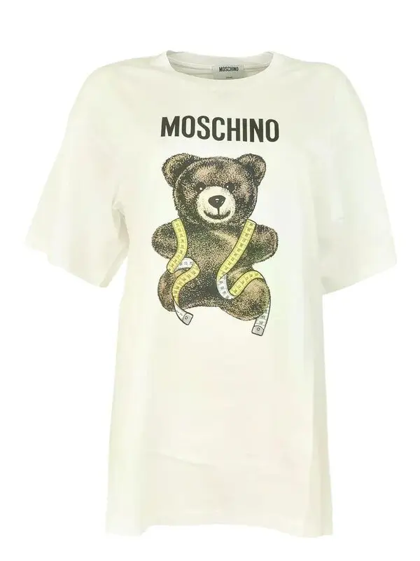 Moschino Graphic-print T-shirt - Neutrals