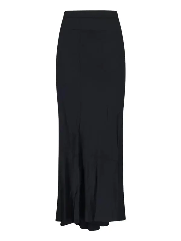 Junya Watanabe Panelled Wool Skirt - Black