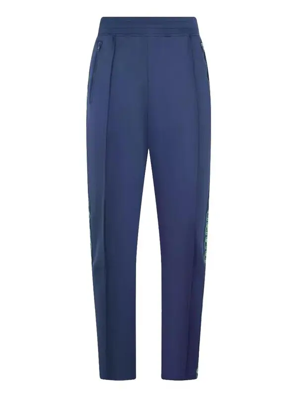 Moschino Logo-print Side-stripe Track Pants - Blue