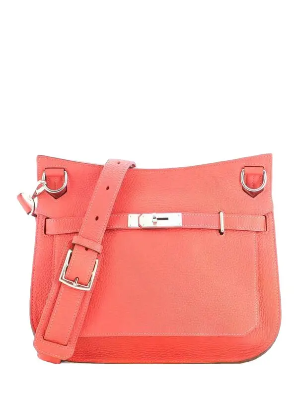 Hermès Jypsiere Bag Clemence 28 Shoulder Bag - Red