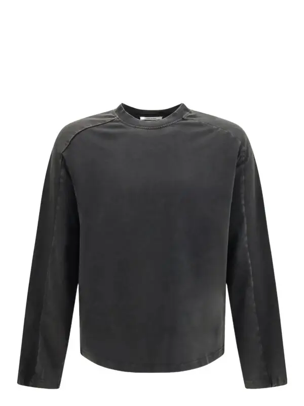 ENTIRE STUDIOS Long Sleeve Crewneck T-shirt - Black
