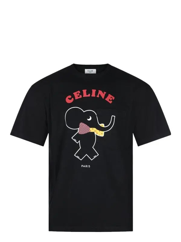 Celine Short-sleeved T-shirt - Black