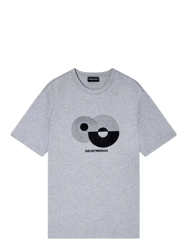 Emporio Armani Graphic Logo T-shirt - Gray