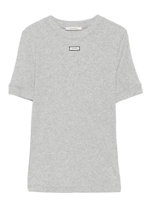ENTIRE STUDIOS Logo-patch T-shirt - Grey