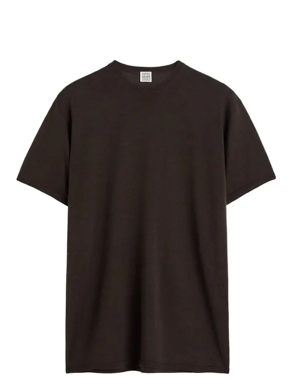 TOTEME Crew-neck Top - Fondant