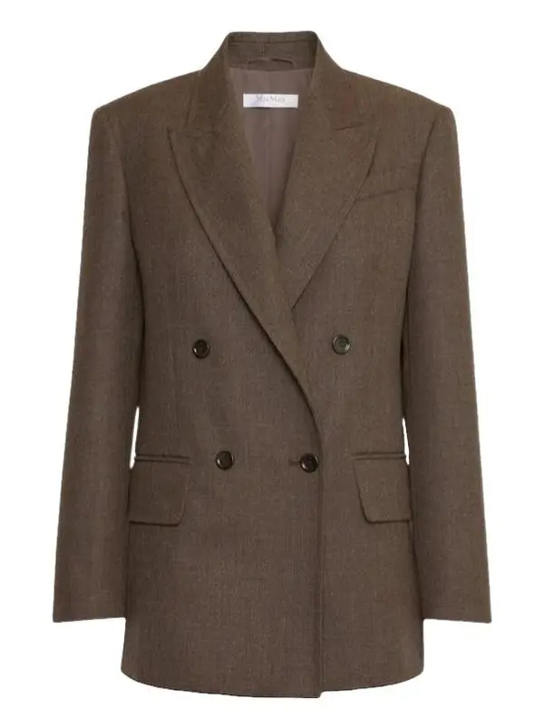 Max Mara Long-sleeve Blazer - Brown