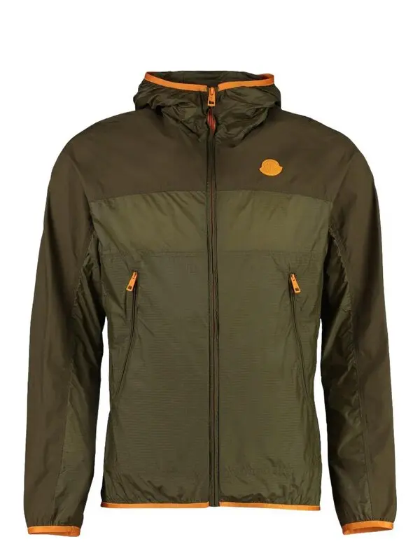 Moncler Logo Casual Jacket - Brown