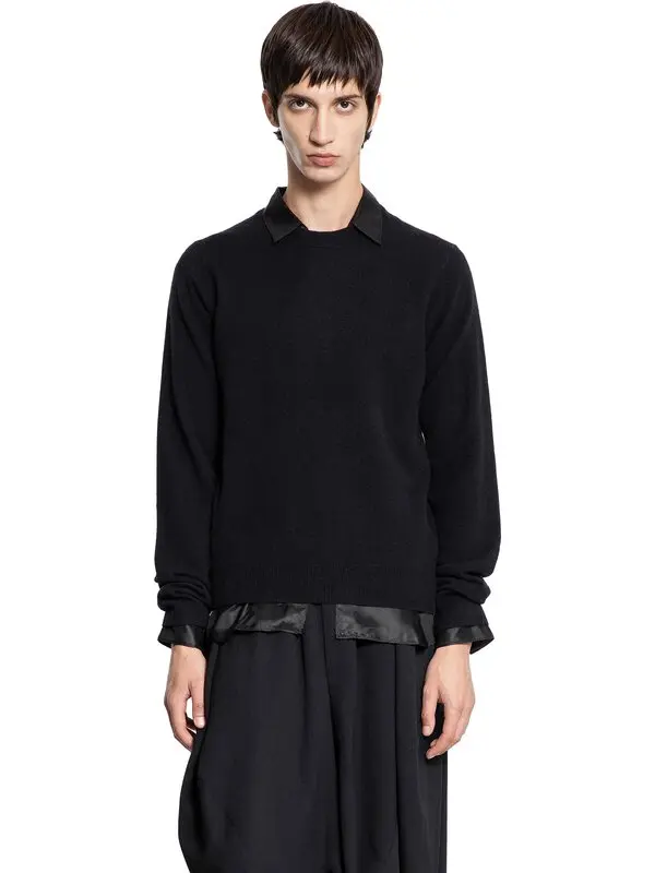 Comme Des Garçons Lambswool Sweater - Black