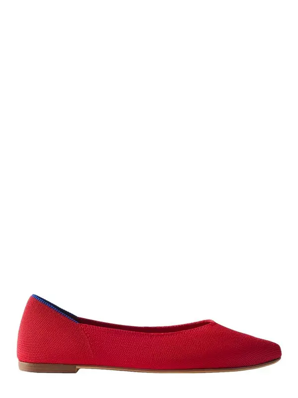 Rothy's The Point Iii Pointed Toe Flat - Cherry