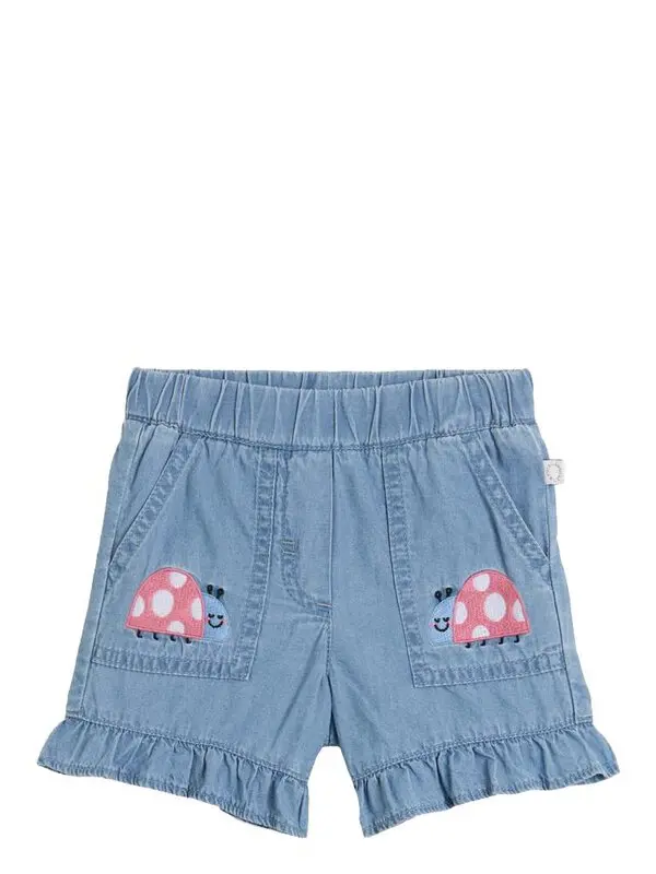 Stella McCartney Mini Ladybug Bermuda Shorts - Denim