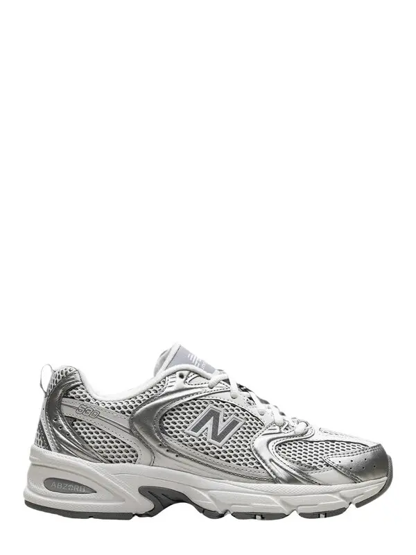NEW BALANCE 530 Sneaker With Silver Leather Details - Grey