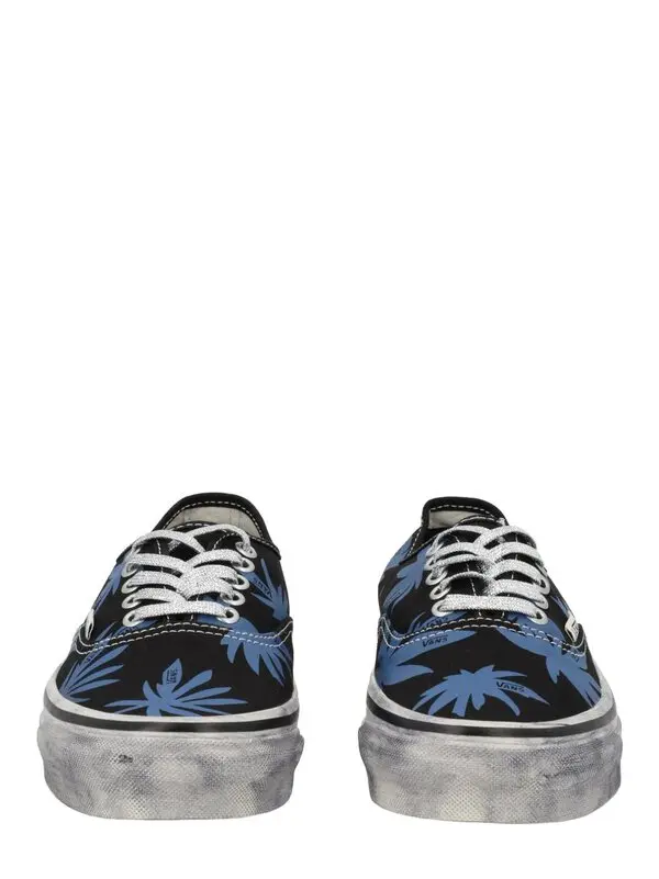 VANS Printed Low-top Lace-up Sneakers - Blue